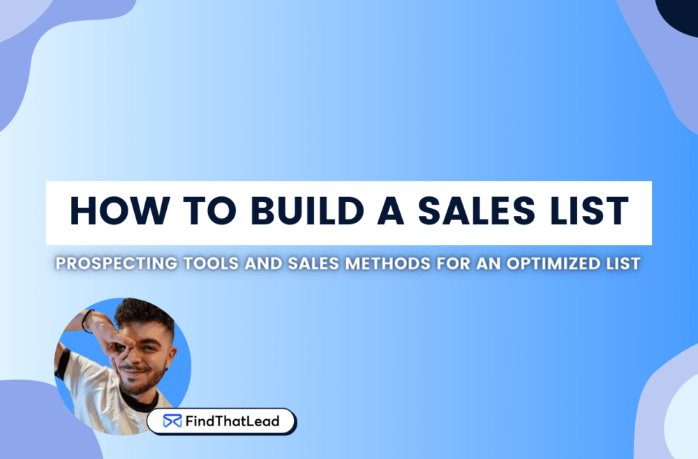 Prospecting Tools & Methods to Build Prospect Lists - FTL